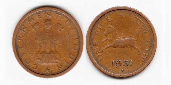 Umar-Farook's Coins Collection: 1951 One Pice India