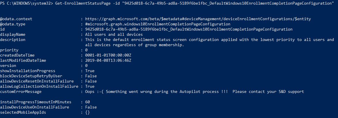 Manage Autopilot with PowerShell: More features | Syst & Deploy