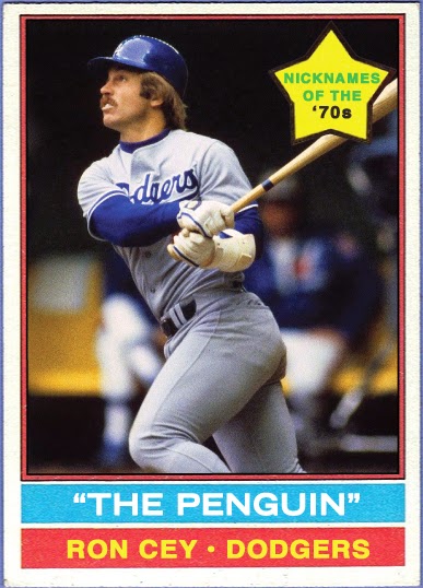 WHEN TOPPS HAD (BASE)BALLS!: NICKNAMES OF THE '70'S #19: "PENGUIN" RON CEY