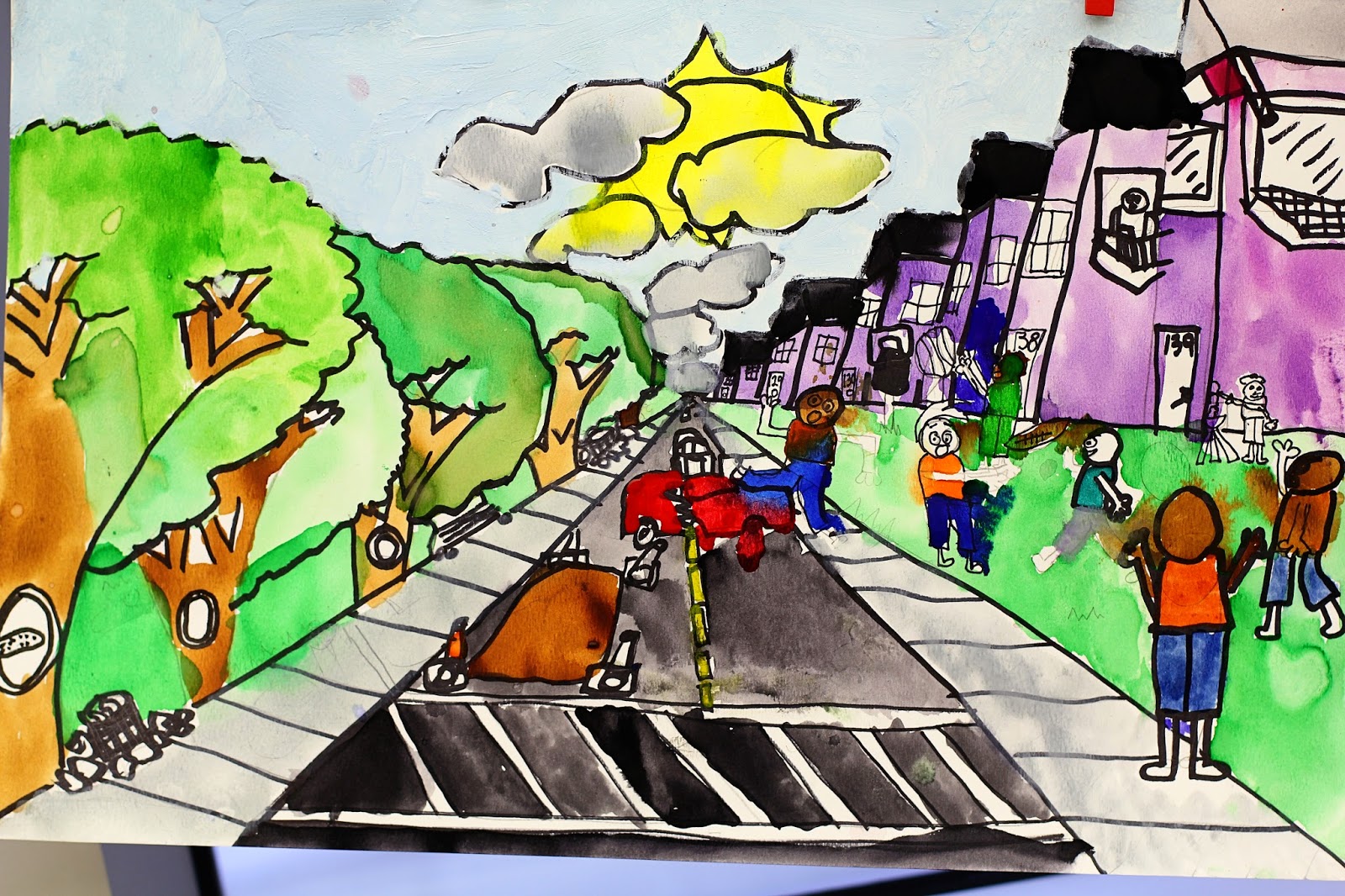 smART Class: Italy One Point Perspective