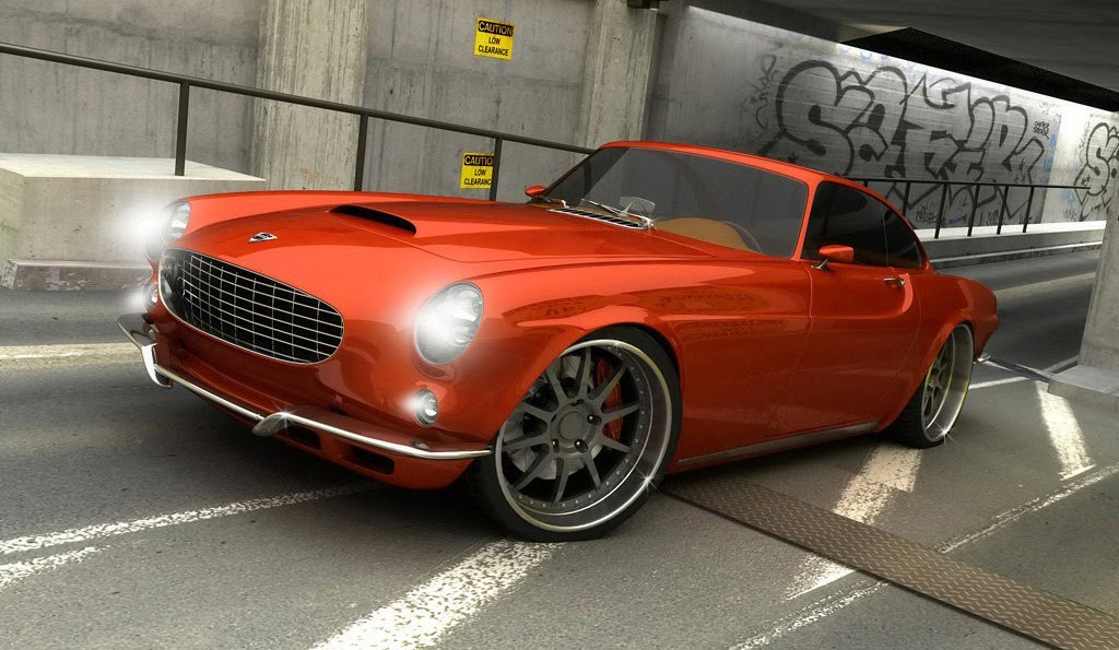Net Cars Show: 2009 VOX Volvo P1800 Custom Concept