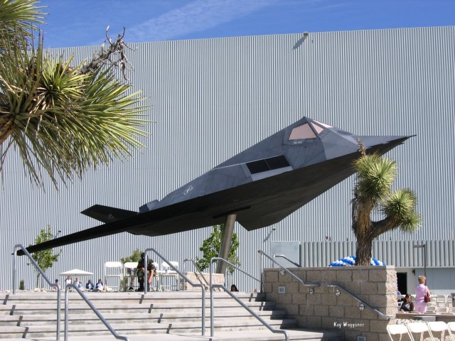 THE VIEW FROM MY CAMERA: F117 Nighthawk At The Skunk Works - Palmdale, CA