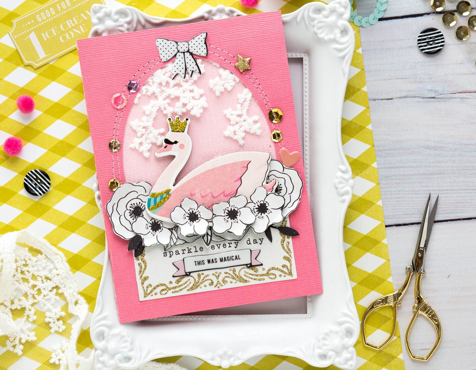 Bea Valint: Romantic cards with Carousel collection | Hip Kit Club DT
