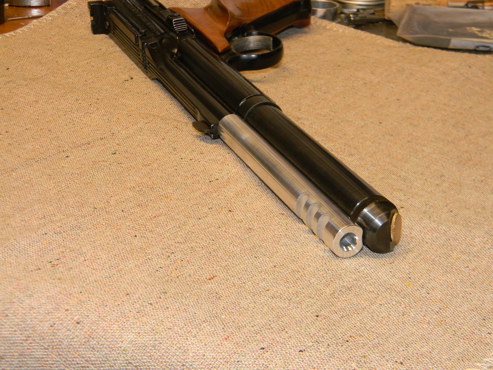 Another Airgun Blog: Muzzle Brake for a Crosman 600 -- Part 2 Final