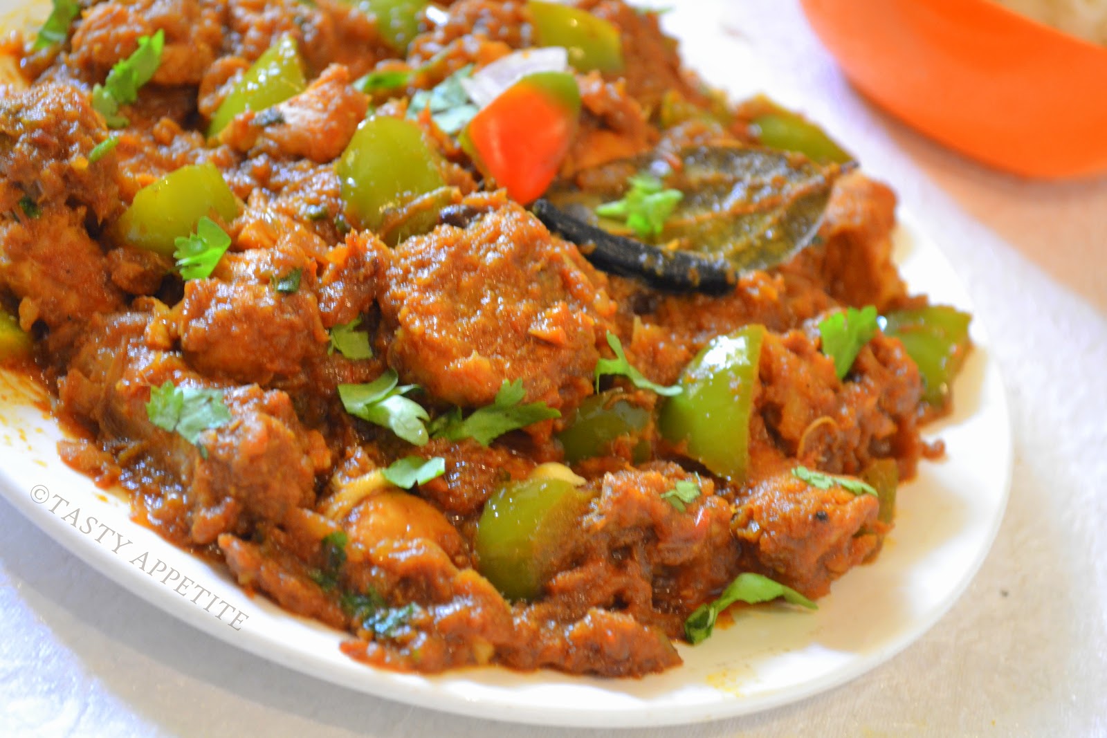How to make Kadai Chicken / Step by Step