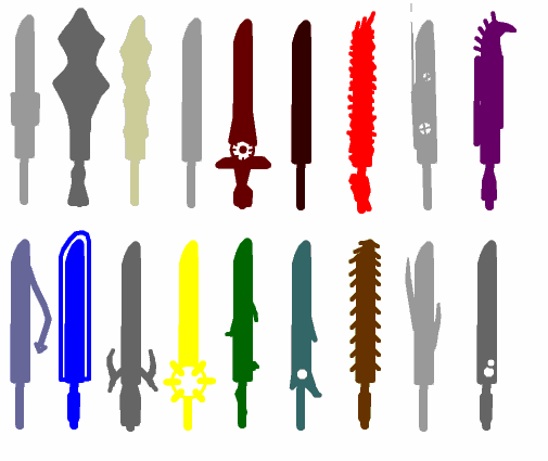 Pacote Espadas Elementais