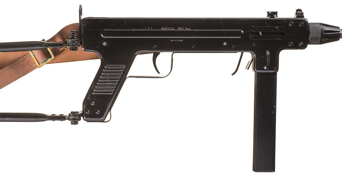 Pistol Mitraliur/Submachine Gun - Madsen M/50 - Not Angka Lengkap