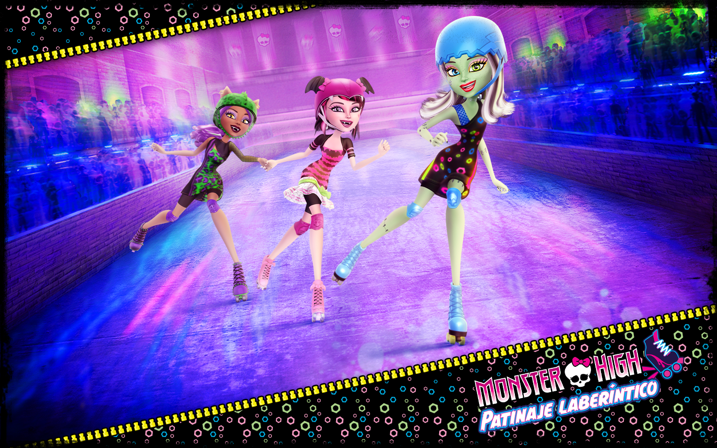 monster high: wallpaper de roller maze