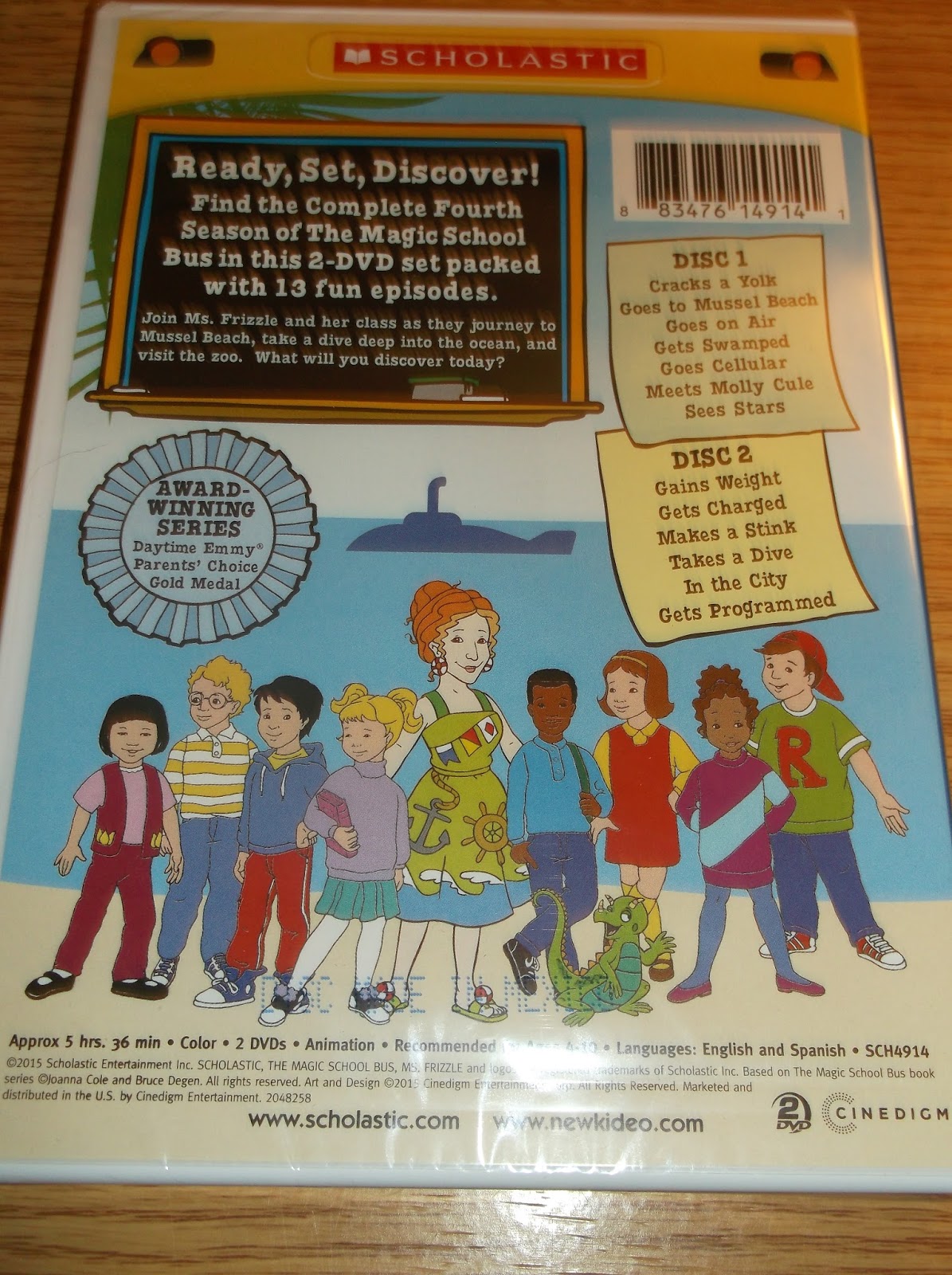 Missy's Product Reviews : The Magic School Bus Season Four Out October ...