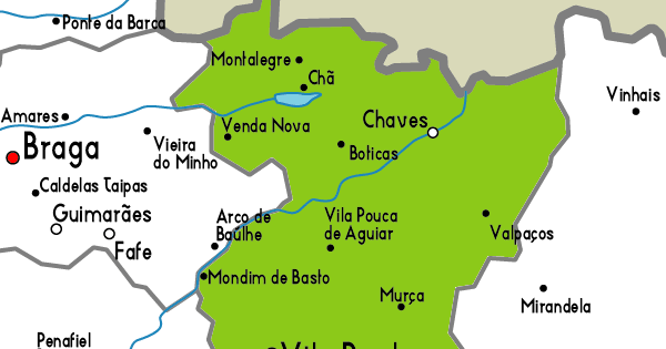 Vila Real Mapa Portugal : Distrito de Vila Real - Wikipedia, la ...