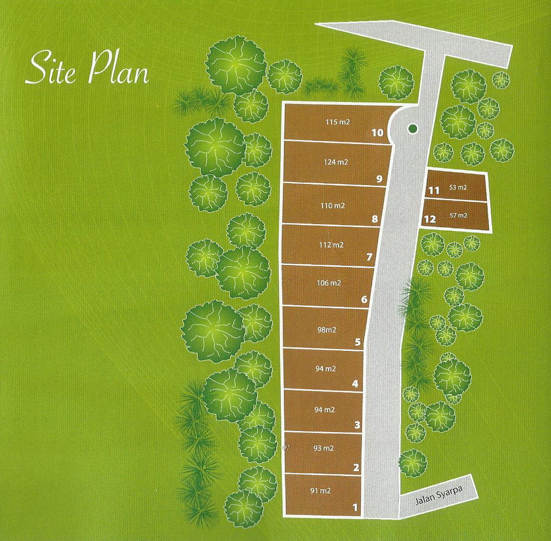 GREEN SHARVA RESIDENCE: SITE PLAN
