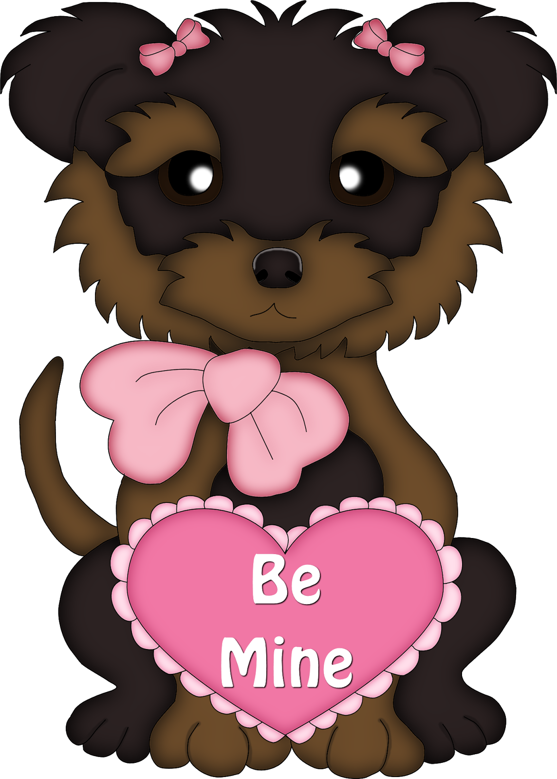 Free Clipart Valentines Dogs