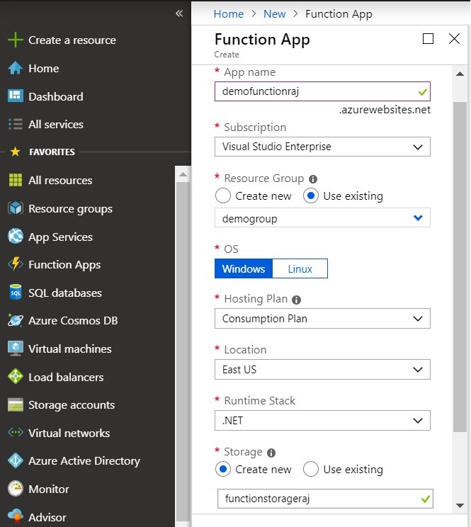 TALK GRID: Create an Azure Function and triggered by a Blob Trigger