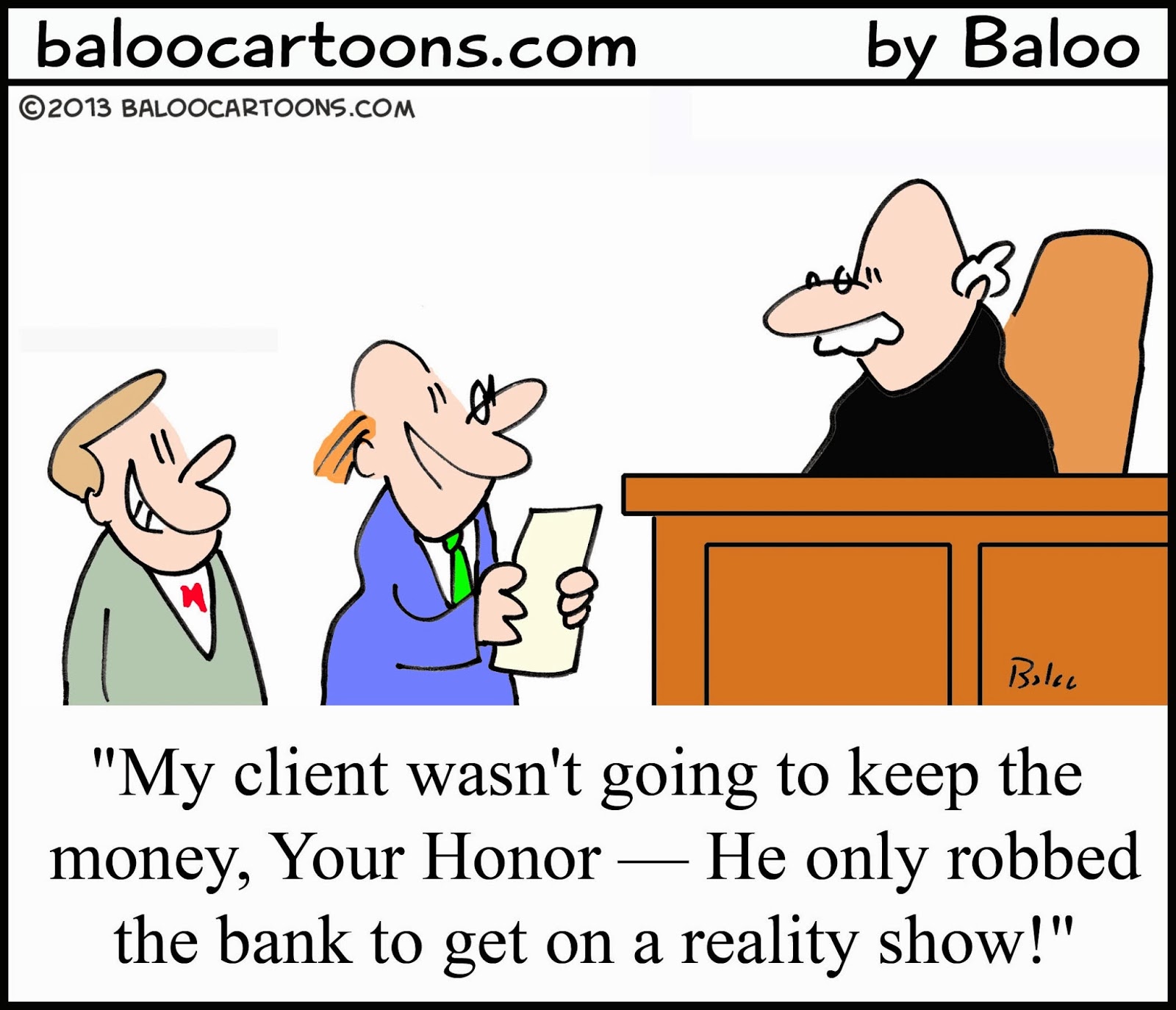 BALOO'S CARTOON BLOG: Courtroom cartoon