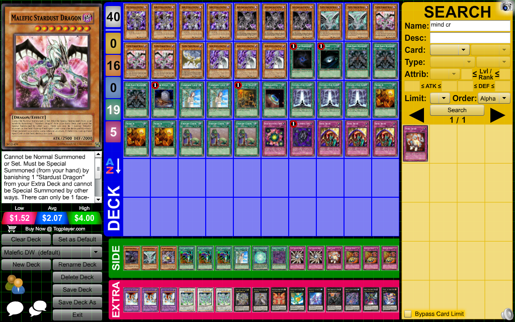 The Deck of Many Things: Yu-gi-oh! Deck Profile- Malefic Dark World