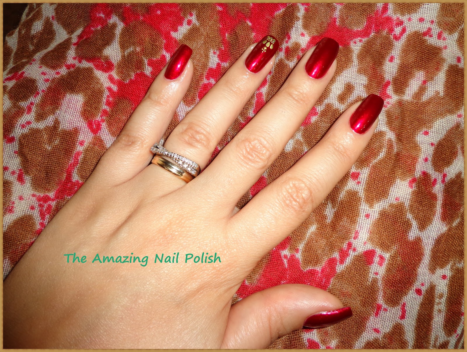 The Amazing Nail Polish: Kinetics Red Gown