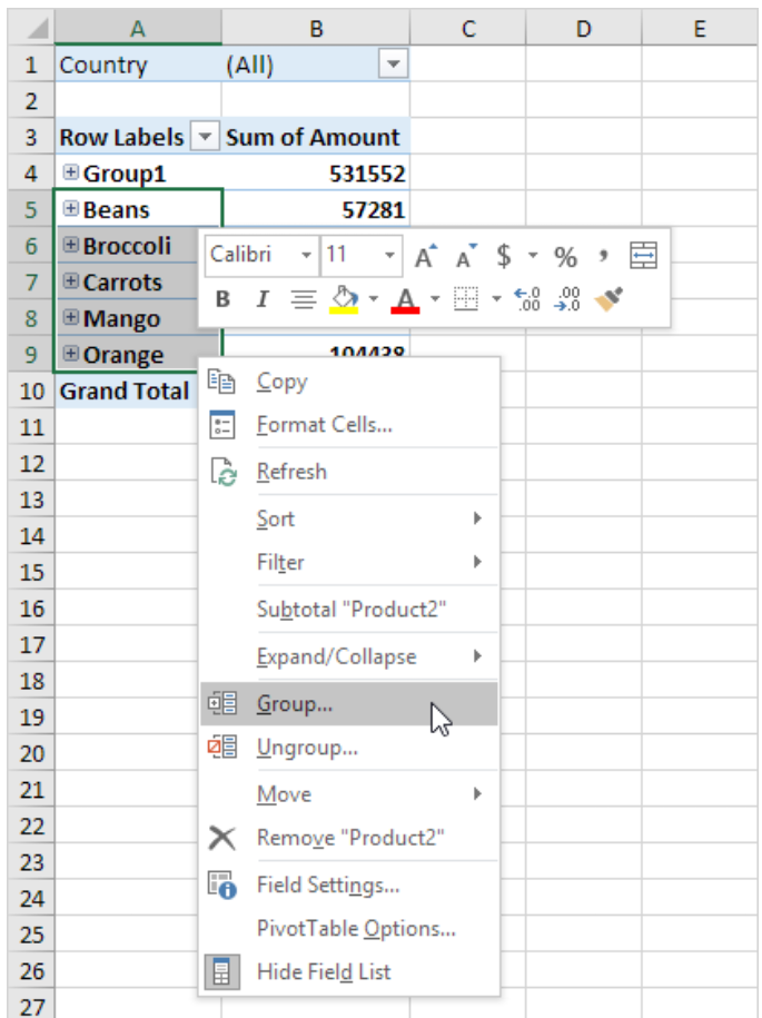 Cara Membuat Group Pivottable Di Excel Tutorial Dexcel