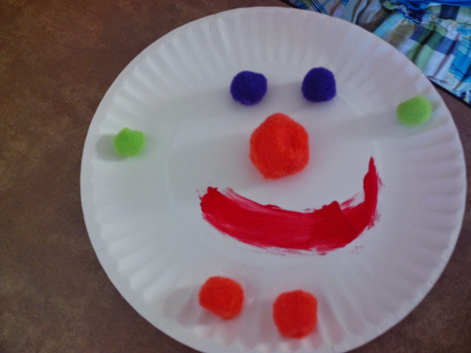 The Ultimate Work At Home Momma!: DIY paper plate clown face- Toddler Craft