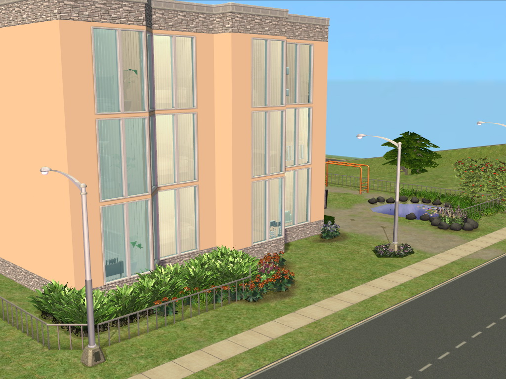 My Sims city block: Квартиры "Панорама" (The Sims 2)