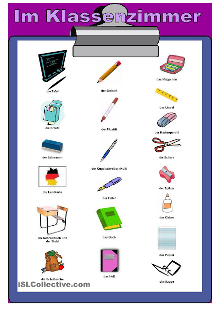 Alemanzerpa: 2º ESO, 3º ESO : Schulsachen