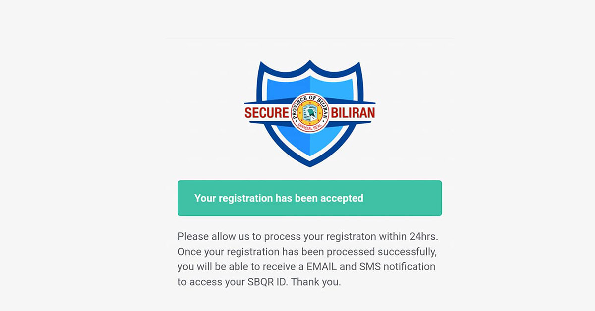 Secure Biliran QR Code Registration