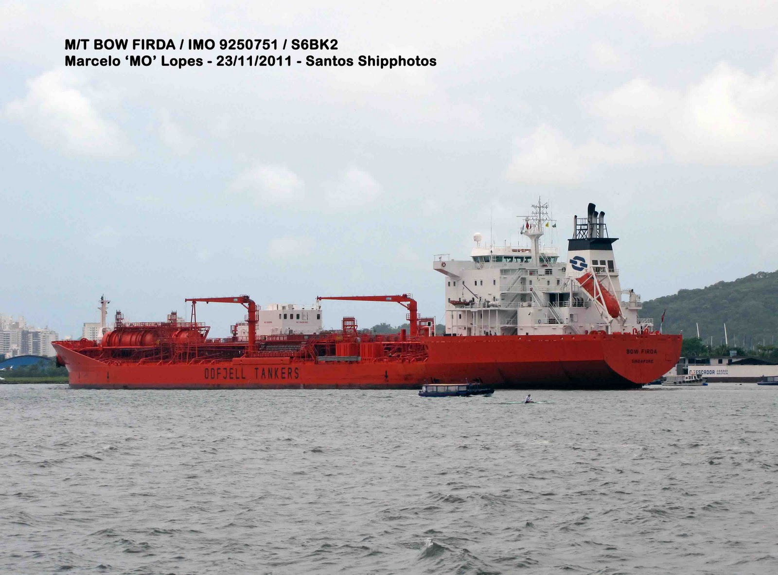 Santos Shiplovers: M/T Bow Firda / S6BK2 - Classe Kvaerner