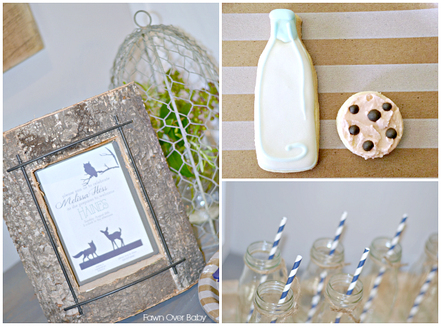 Fawn Over Baby: Rustic Chic Milk & Cookies Themed Baby Shower - In ...