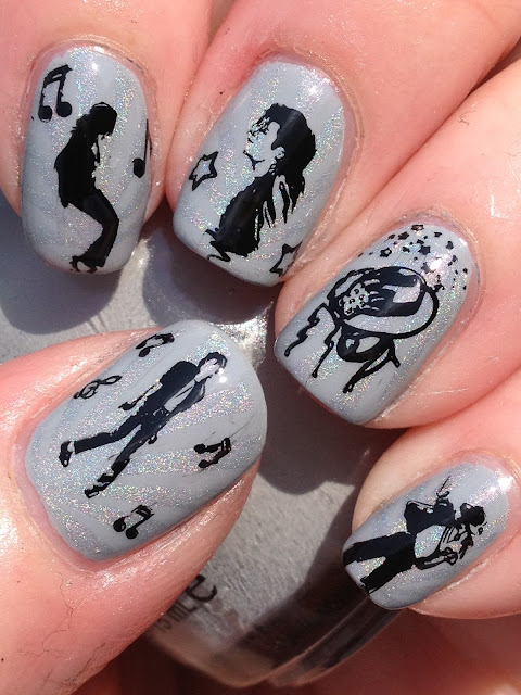 Canadian Nail Fanatic: Michael Jackson Tribute Mani