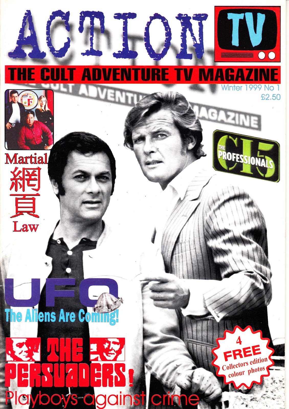 STARLOGGED - GEEK MEDIA AGAIN: 1999: ACTION TV MAGAZINE ISSUE 1