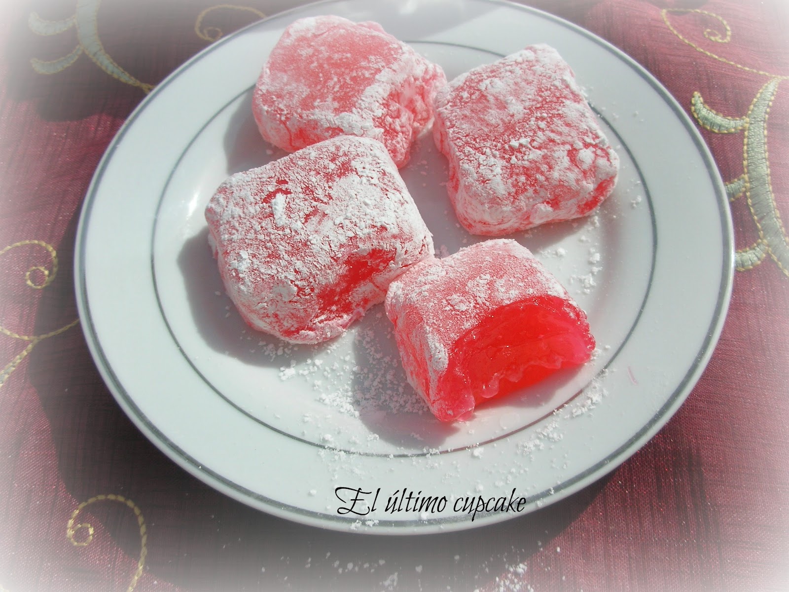 El último cupcake: Dulces delicias: Delicias turcas de Rosas