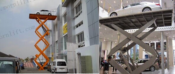 Lift platform manufacturers: Lifting platform type