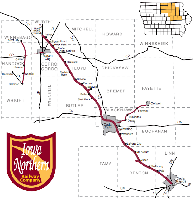 Industrial History: Iowa Northern Railway (IANR)