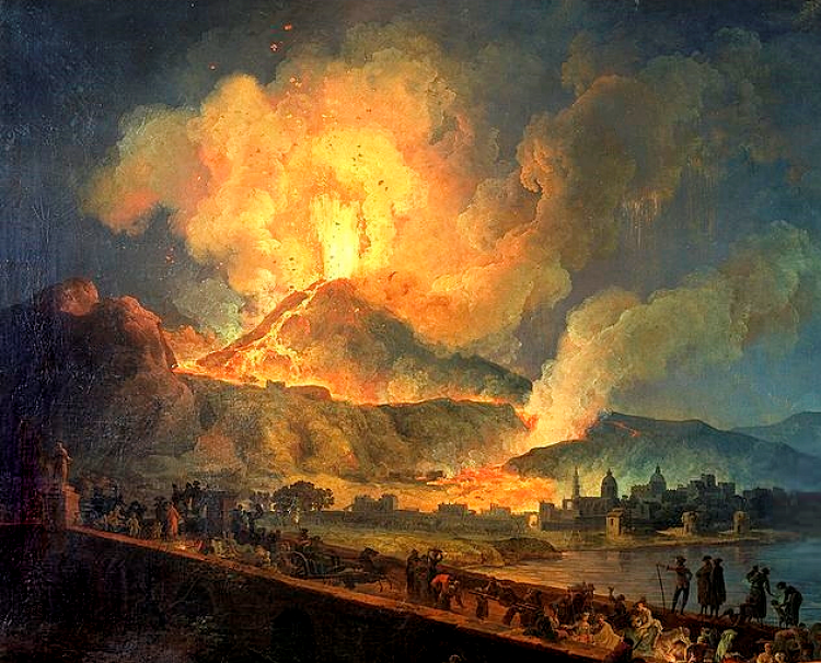 Gods and Foolish Grandeur: Eruption - paintings of Vesuvius by Pierre ...