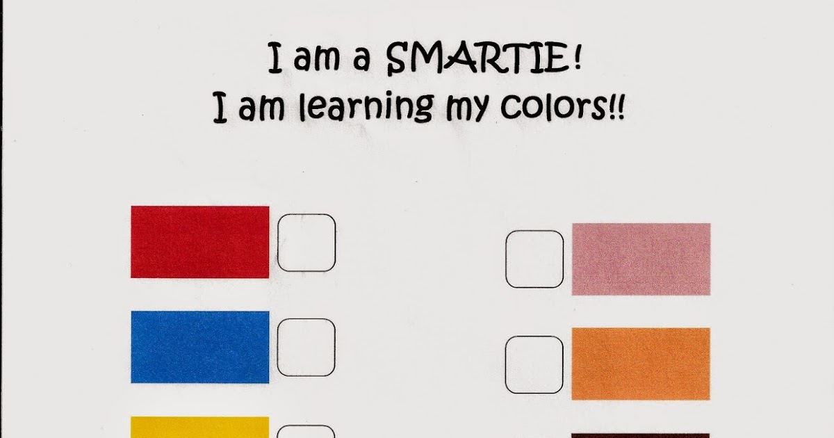 Crafts for Kids' Minds: Free Printable Color Test