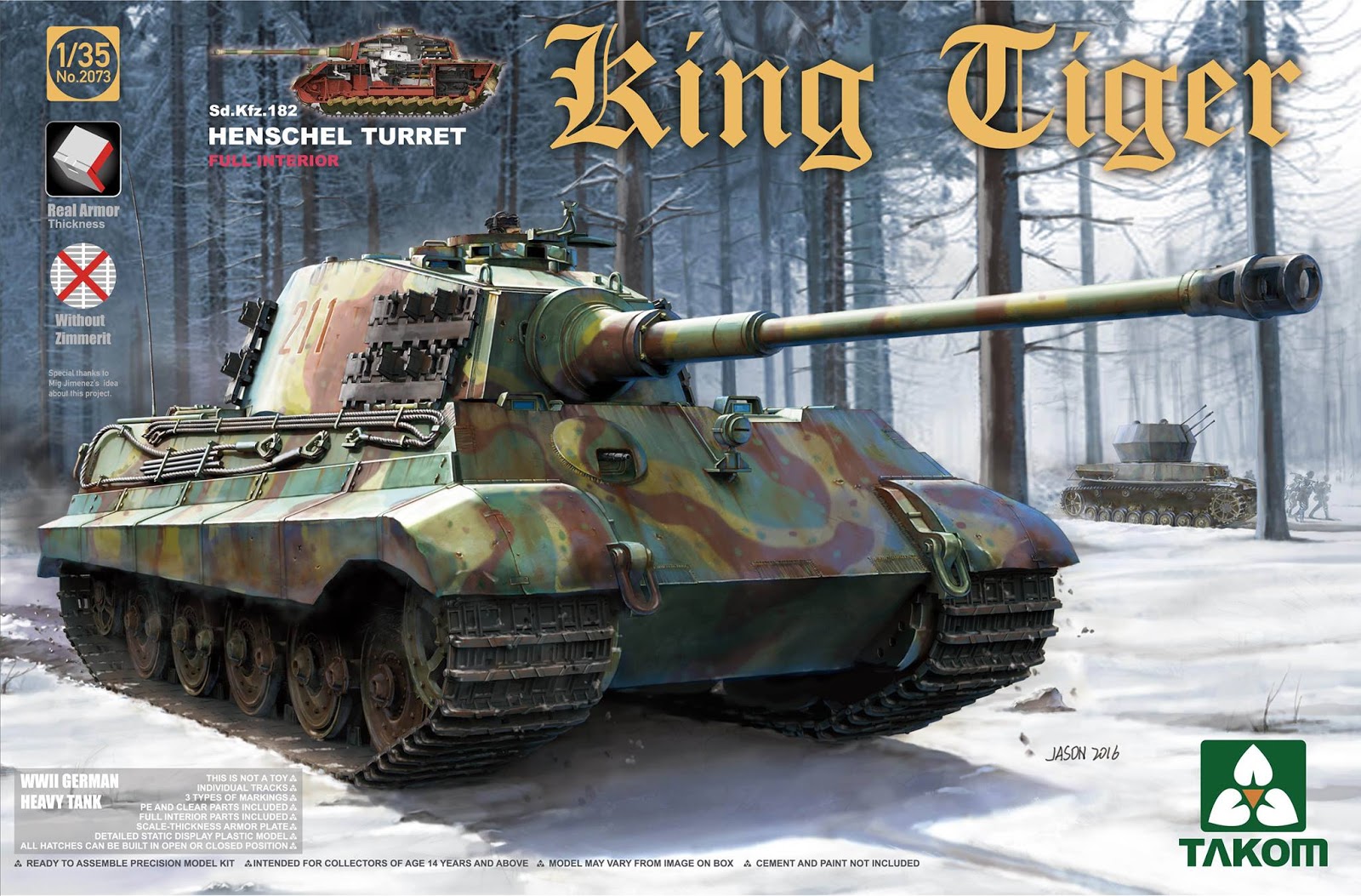 The Modelling News: Two MORE king tigers? Takom add to their range by ...