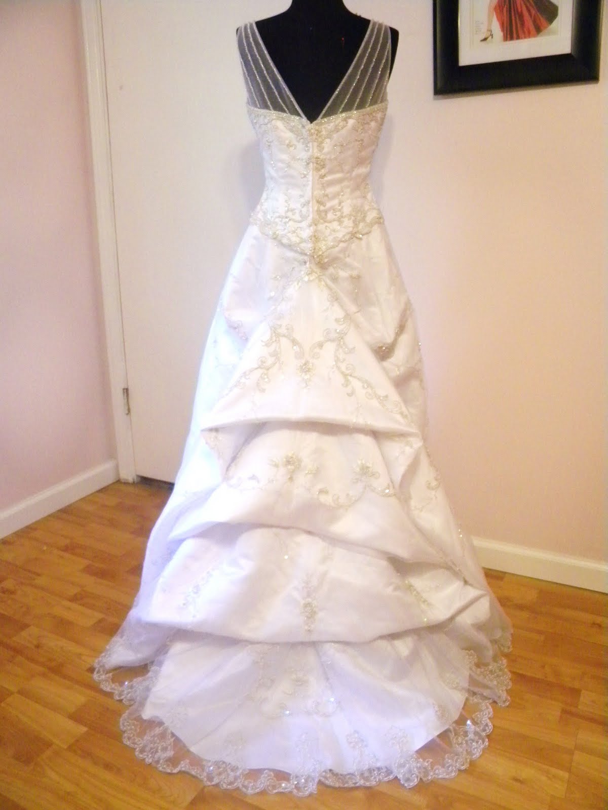 Elegant Designs by CandiceLouise: That's A Lot of Bustle!!!