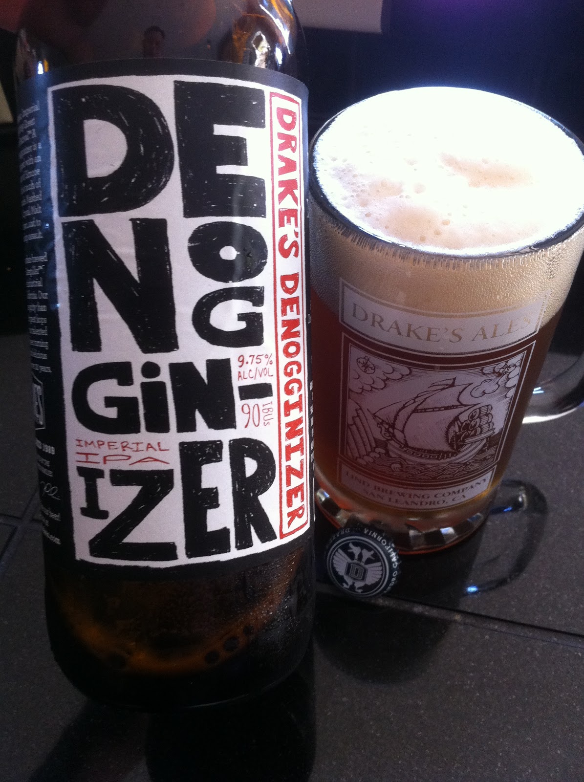 NorCal Beer Blog: Drake's Denogginizer Double India Pale Ale