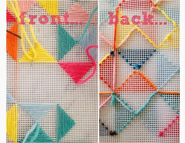 a fresh geometric embroidery tutorial
