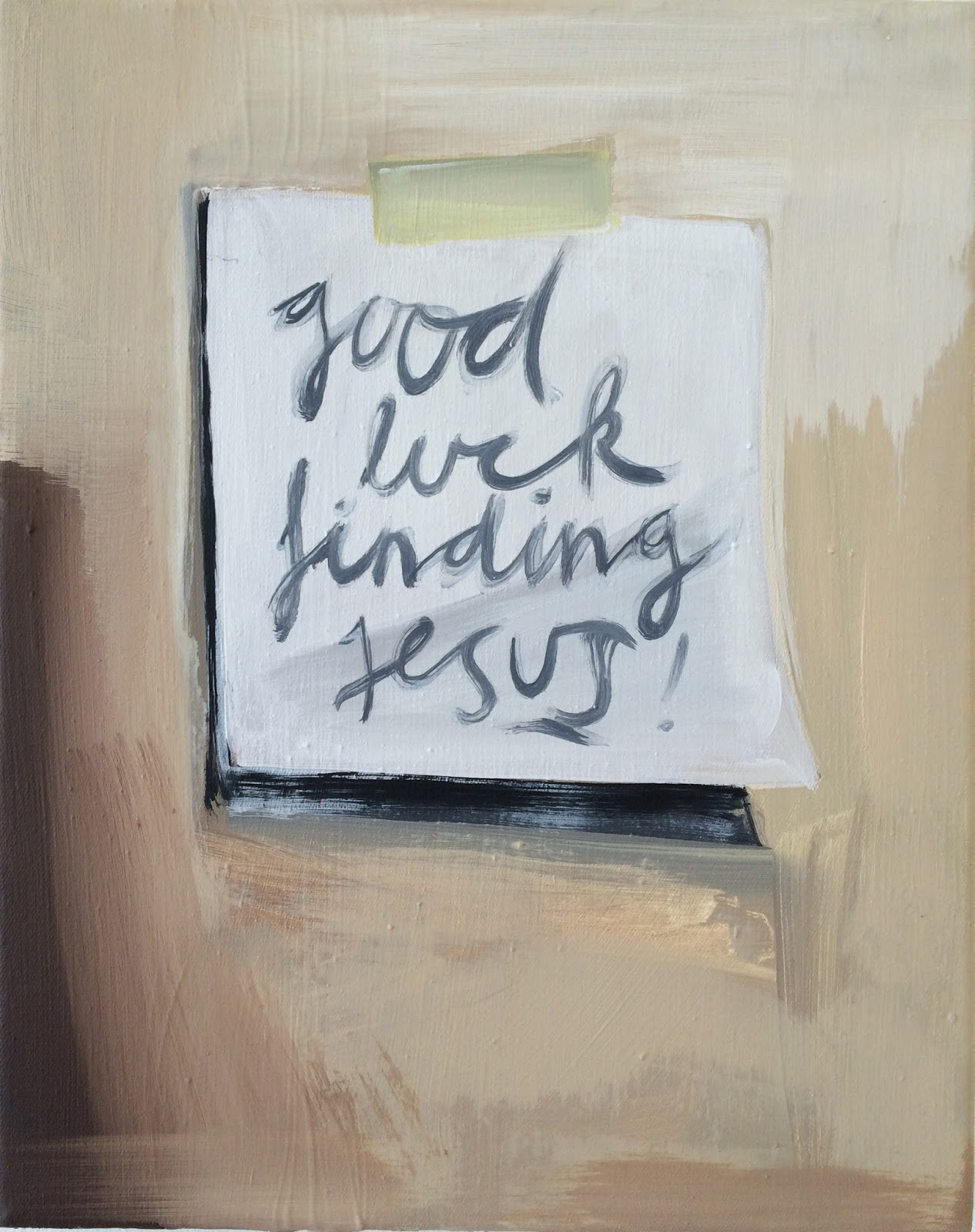 black ink lab: good luck finding jesus