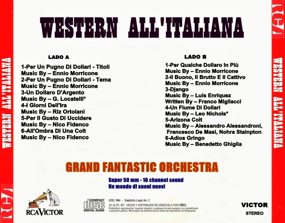 CANGULEIRO 10: GRAND FANTASTIC ORCHESTRA - WESTERN ALL'ITALIANA (1973)