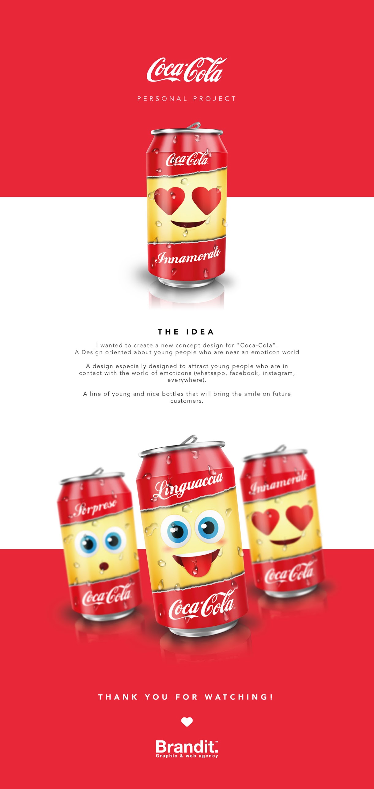 Coca Cola Emoticon Concept on Packaging of the World - Creative Package ...