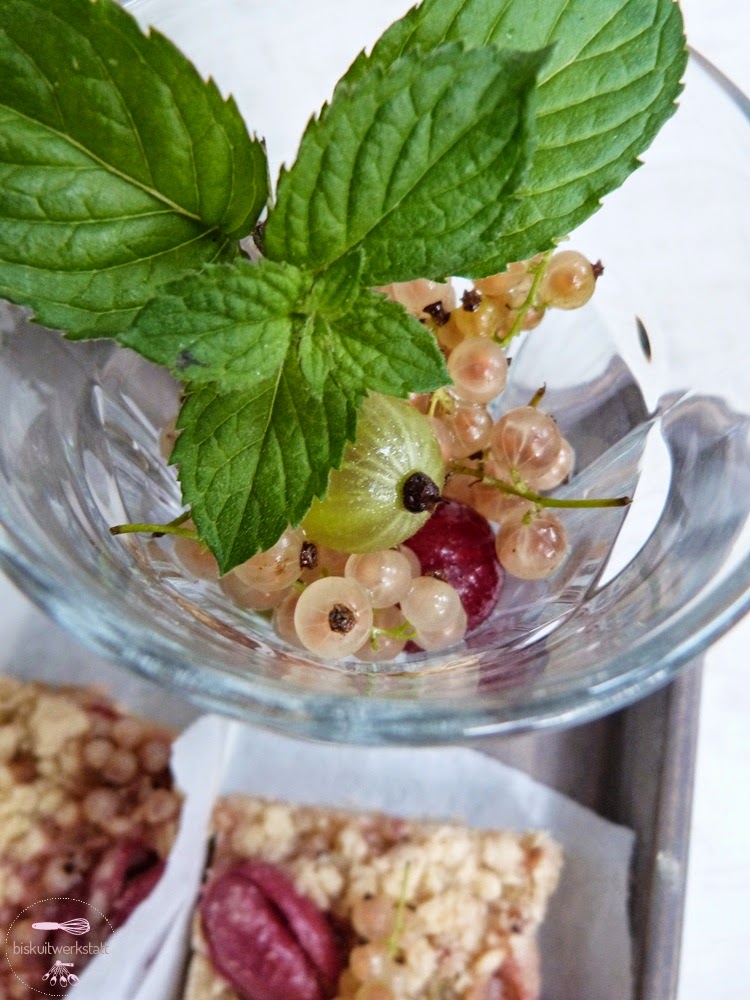 Stachelbeer-Johannisbeer-Streuseltraum - Biskuitwerkstatt