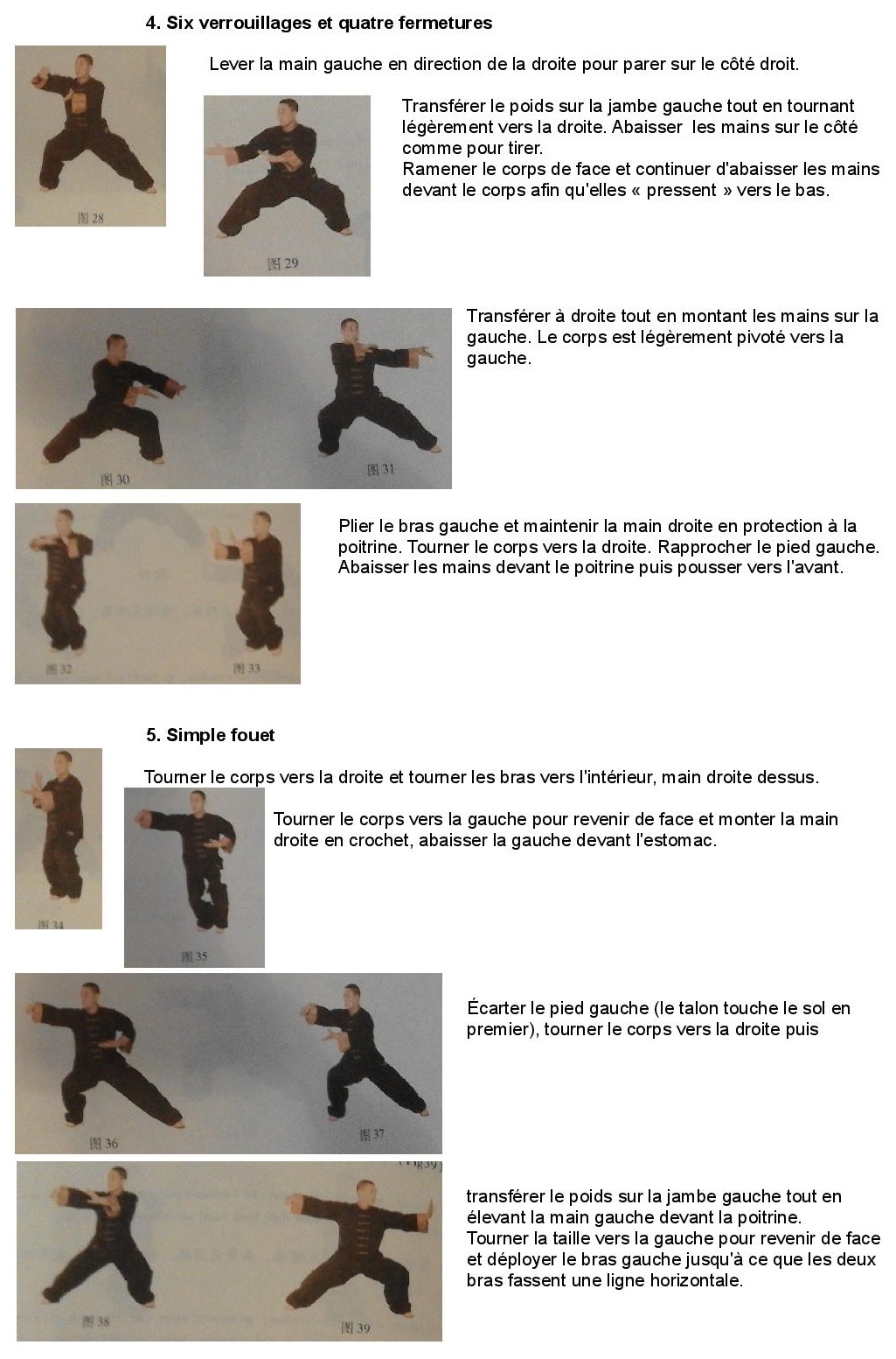 Tai Chi Chuan, Qi Gong & Culture Chinoise : Les 6 premiers mouvements ...