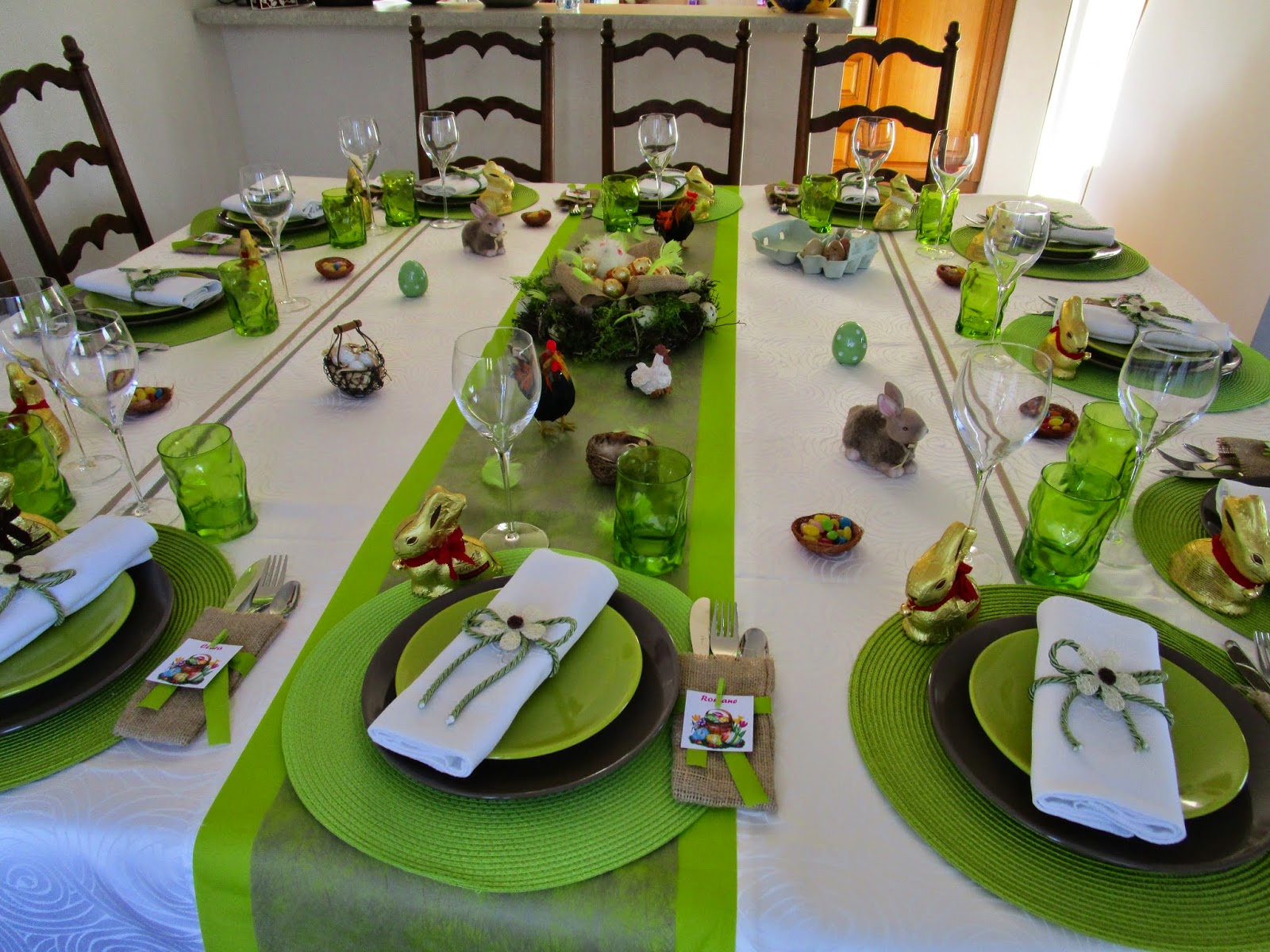 Déco de table à thèmes: Ma déco pour les fêtes de Pâques