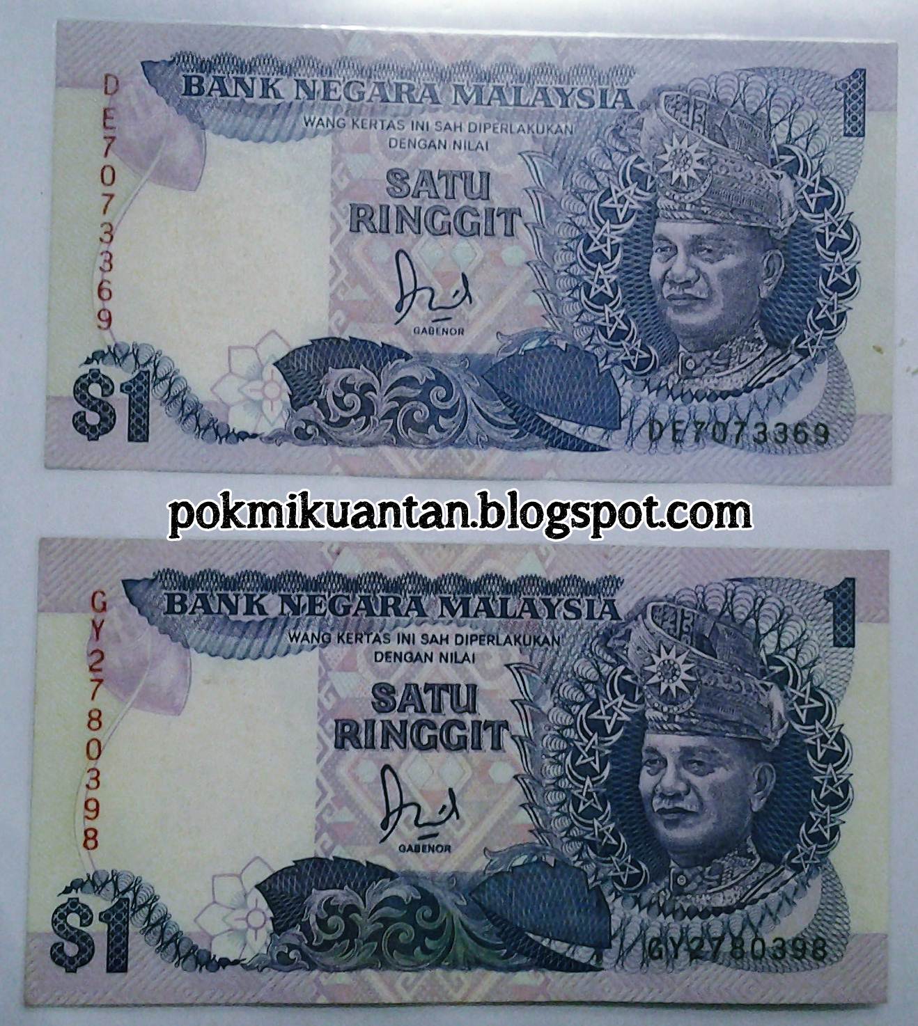 POKMI KUANTAN: Koleksi Wang Kertas Lama Malaysia "RM1.00"