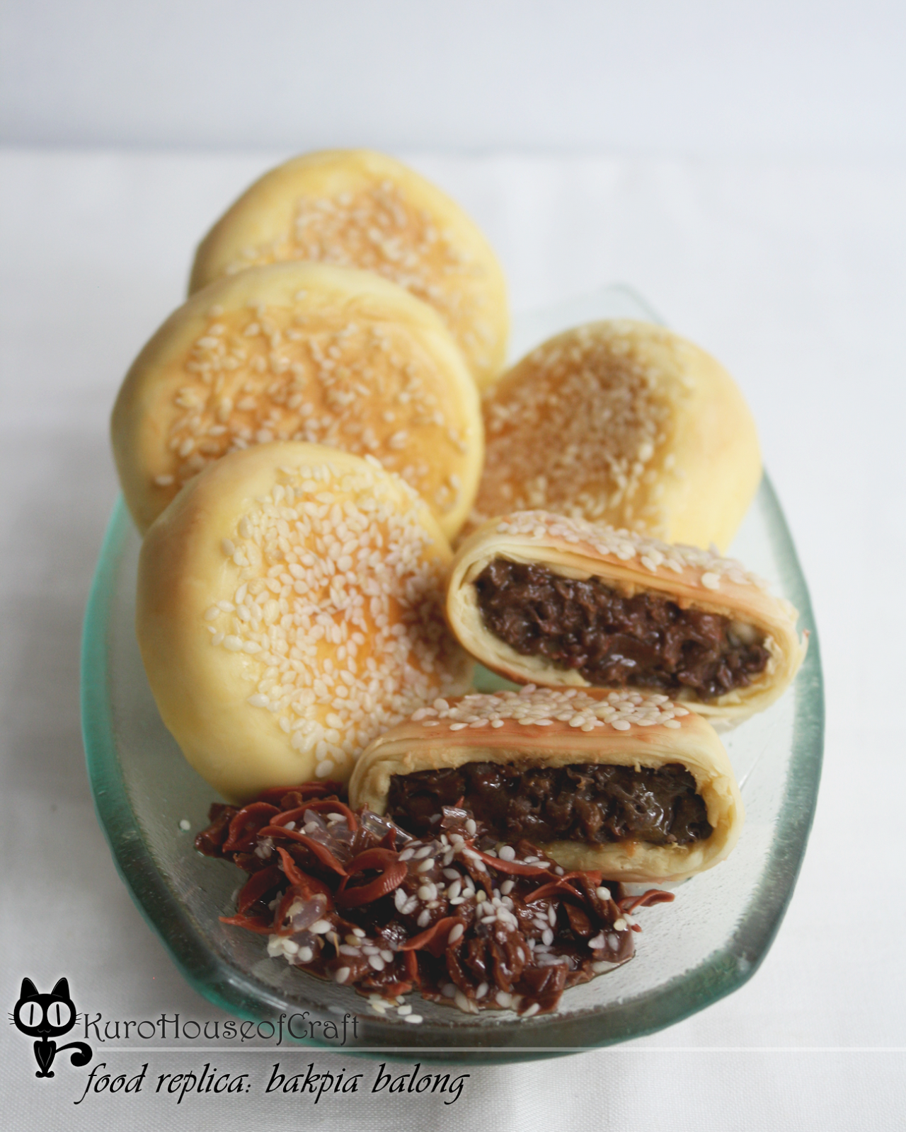 KuroHouse of Craft: Dummy Food Replica Bakpia Balong @ KuroHouseofCraft