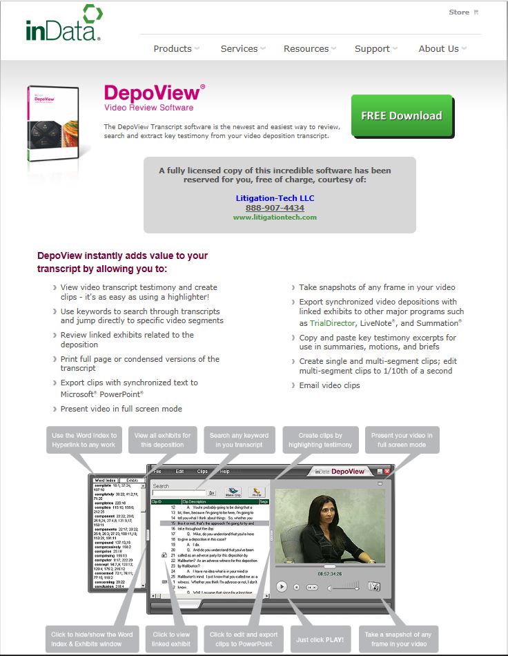 COURT TECHNOLOGY and TRIAL PRESENTATION: Trump Deposition: Synced ...