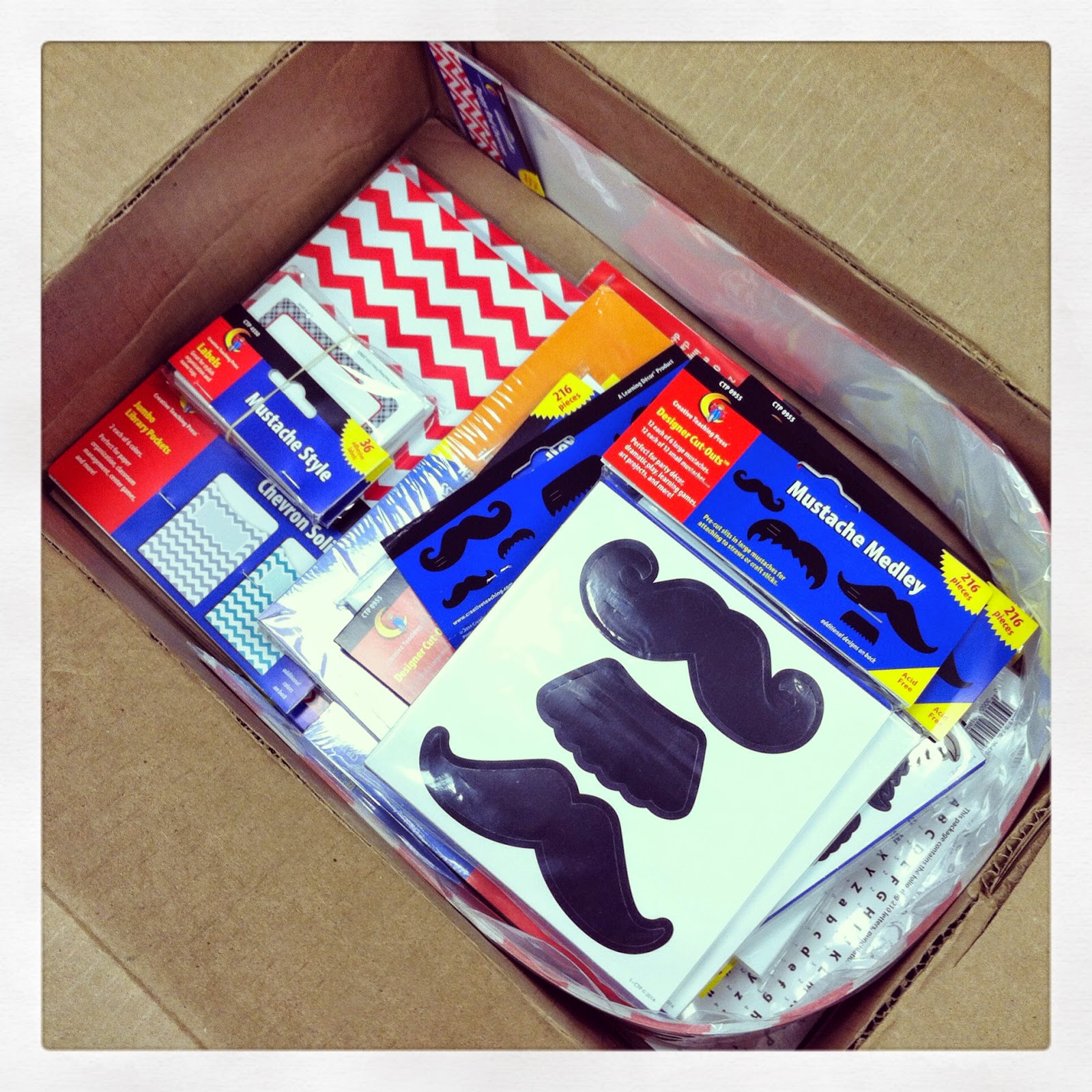 The Kinder Garden: Mustache and Chevron Love from Creative Teaching ...