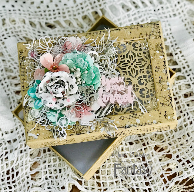 FANTASY: Beautiful Craft Box with Anat. Step by step tutorial