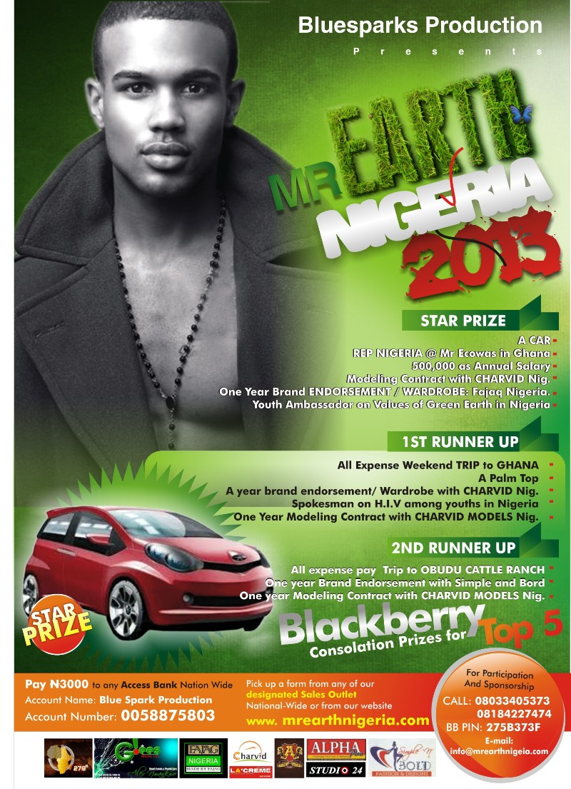 SWAGG NEWS AFRICA: Nigeria's Most Anticipated Male Pageant- MR EARTH ...